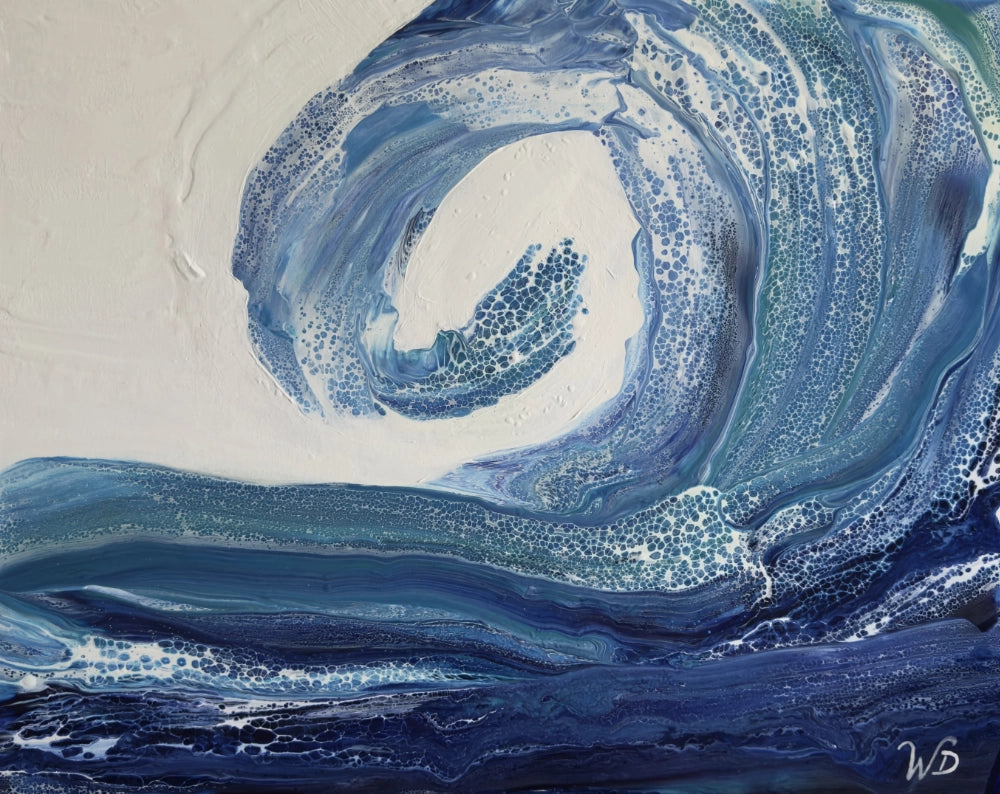 Swipe Wave | Artwork by Wendy Delfosse | Art Box Gallery | St ...